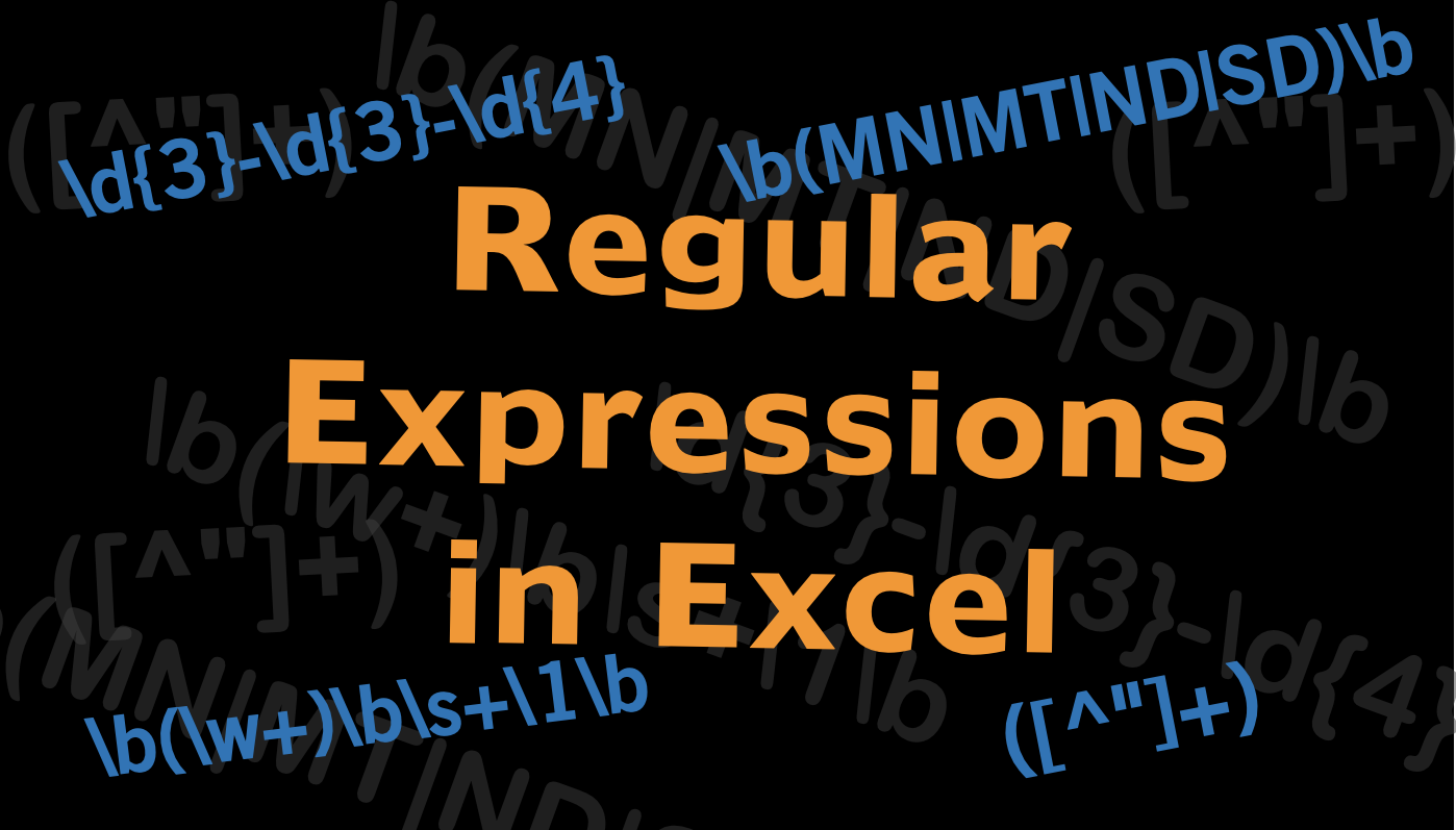 Regular Expressions in Excel | Exceljet