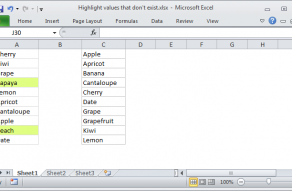 Find missing values - Excel formula | Exceljet