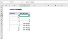 How to use the Excel HEX2DEC function | Exceljet